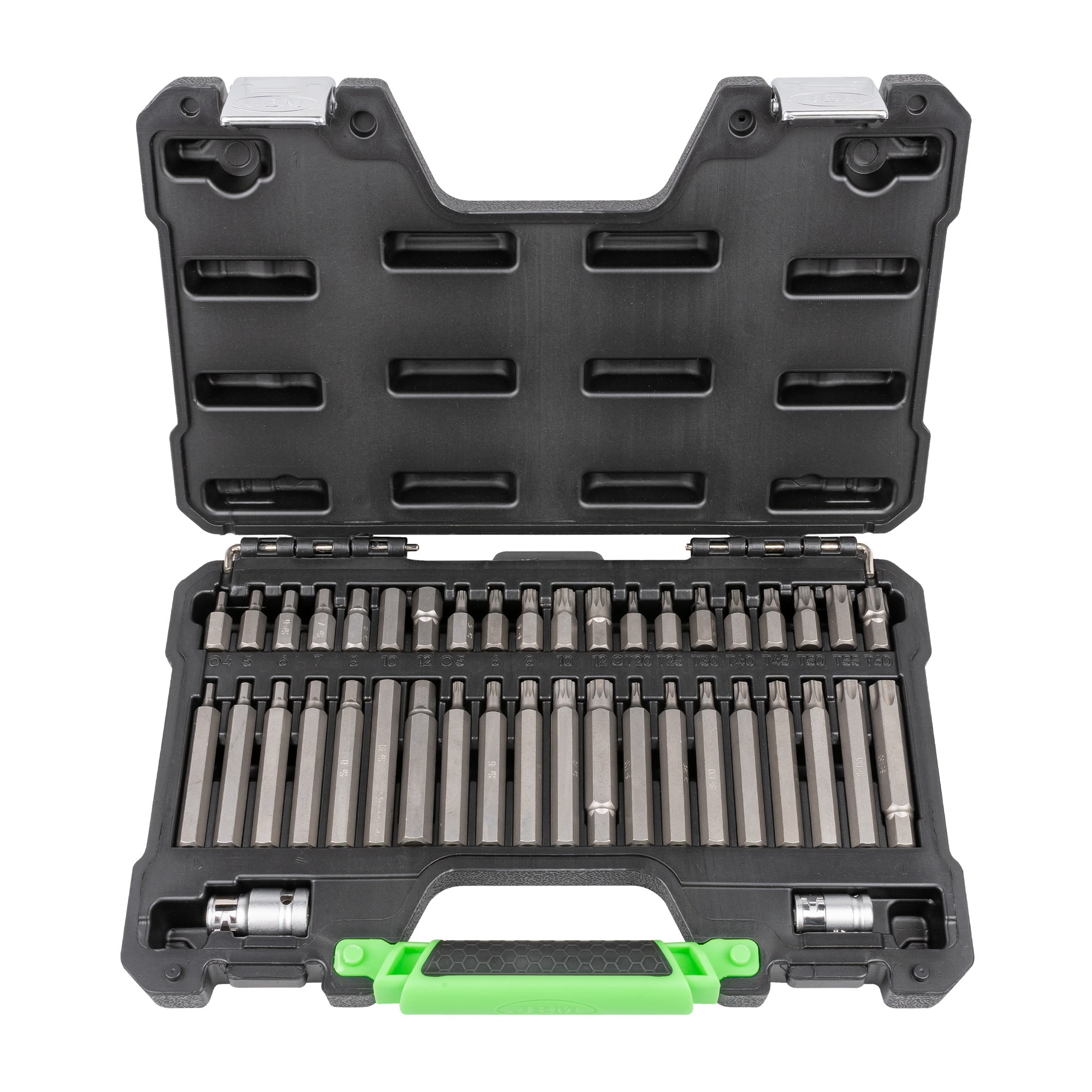 VALIGETTA CON 42 CHIAVI PER VITI TORX, TRIPLE SQUARE E A BRUGOLA STAND