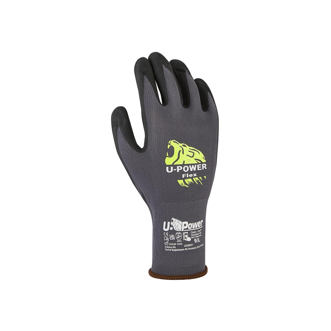 Guanti da lavoro U-Power FLEX GRIGIO conf. 12 paia