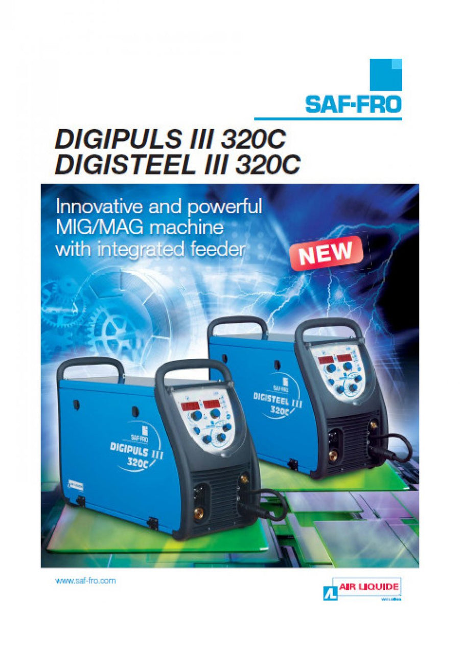 Saldatrice filo continuo DIGISTEEL III 520C SAF FRO KIT COMPLETO