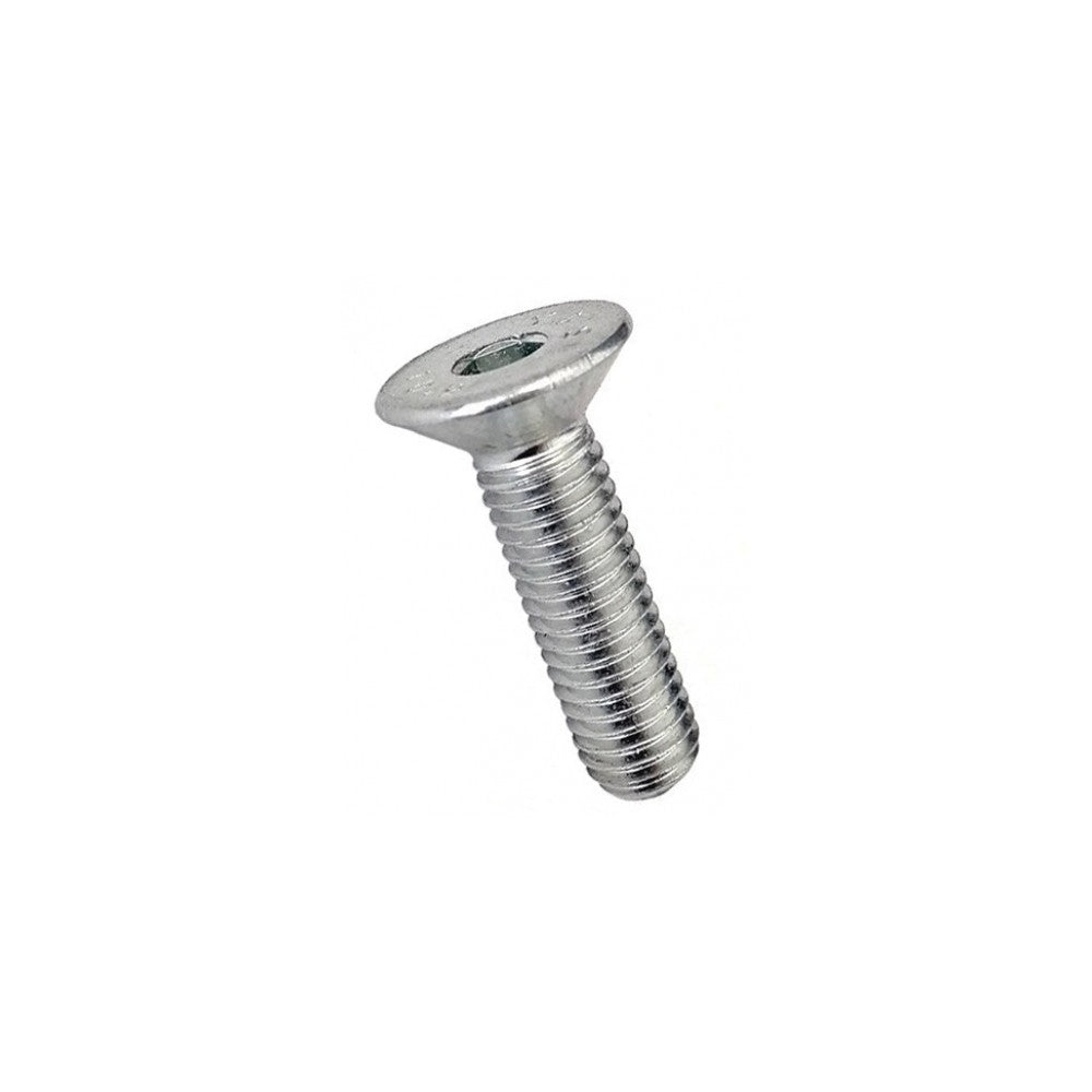 Viti brugola a testa fresata piana zincate svasate UNI 5933 12.9